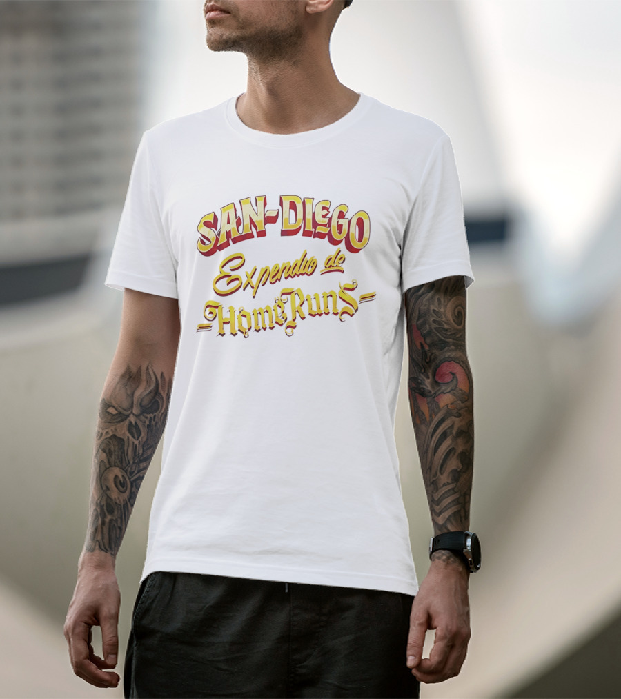 San Diego Expendu De Home Runs Rotulos Bautista T-Shirt