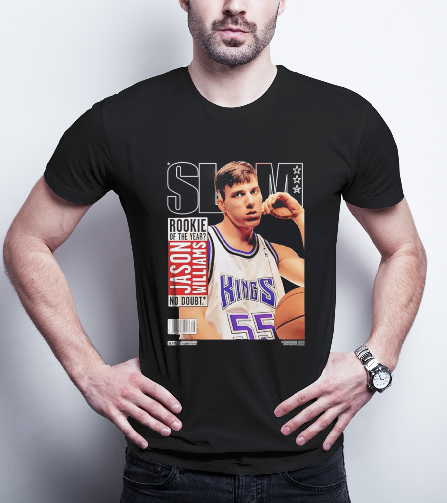 Jason Williams Rookie Of The Year No Doubt Sacramento Kings Slam Cover NBA T-Shirt