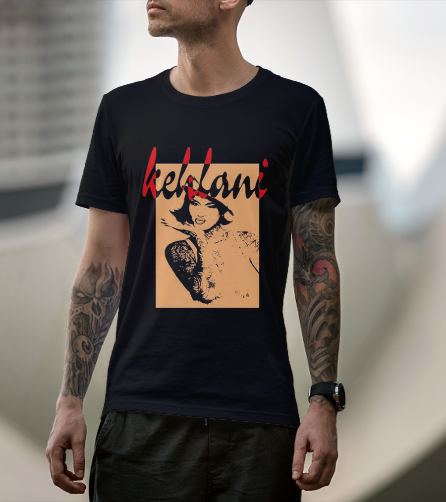 Kehlani 2026 Album Tattoo Art Style Monochrome T-Shirt
