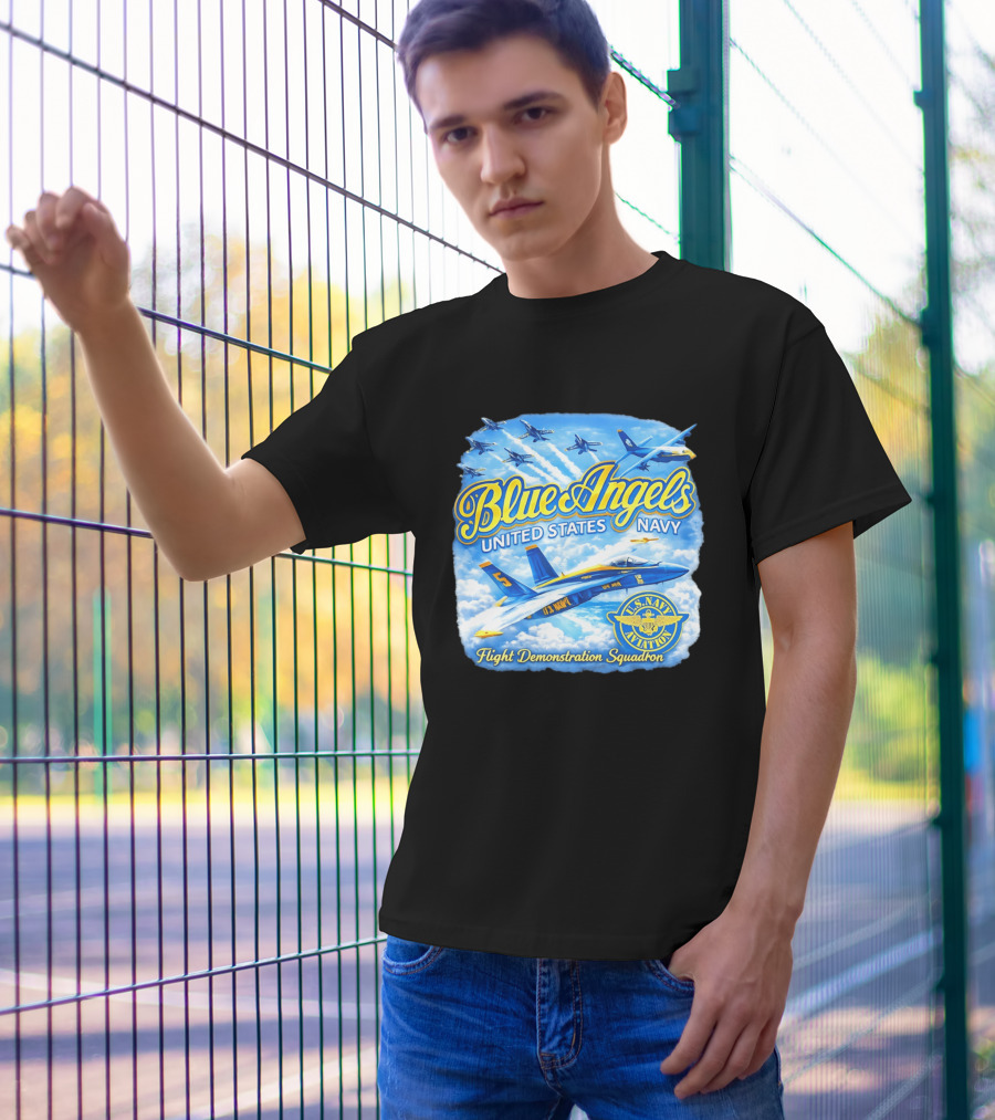 Blue Angels United States Navy U.S. Navy Aviation Flight Demonstration Squadron T-Shirt