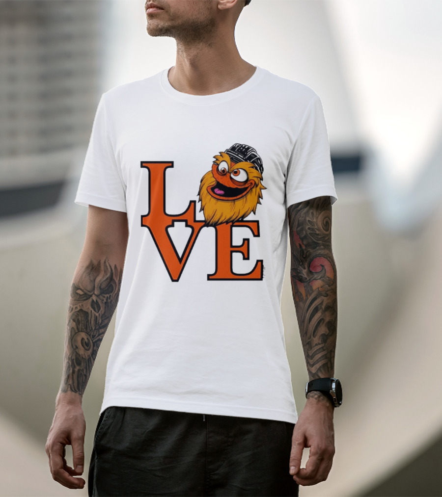 Philadelphia Flyers Gritty Love NHL Hockey 2026 T-Shirt
