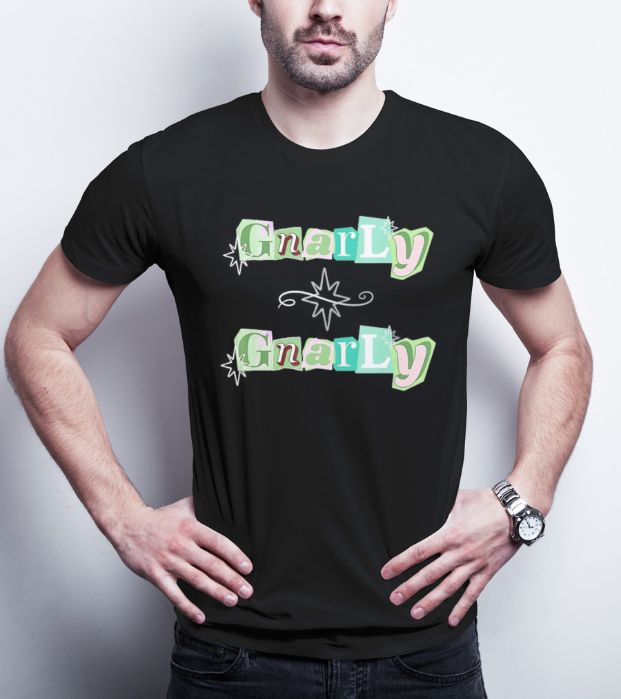 Gnarly Y2K Aesthetic Katseye Collage T-Shirt