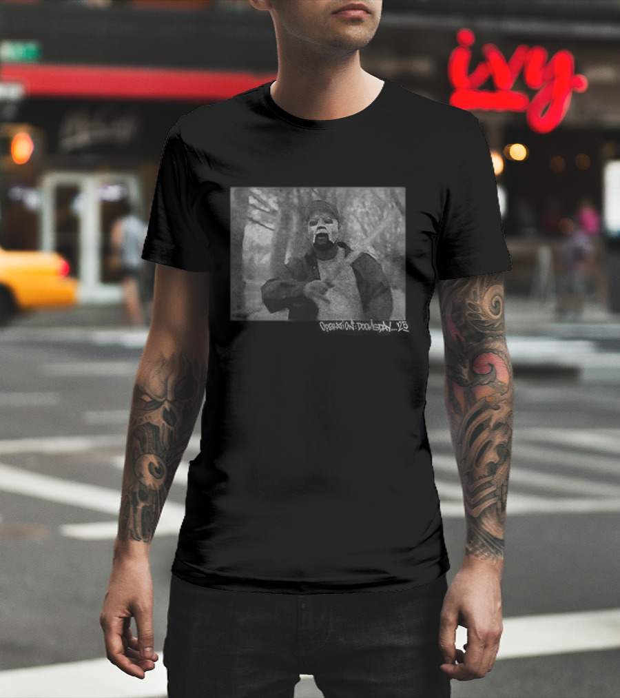 MF Doom Operation Doomsday Forest Scene Masked Rap T-Shirt