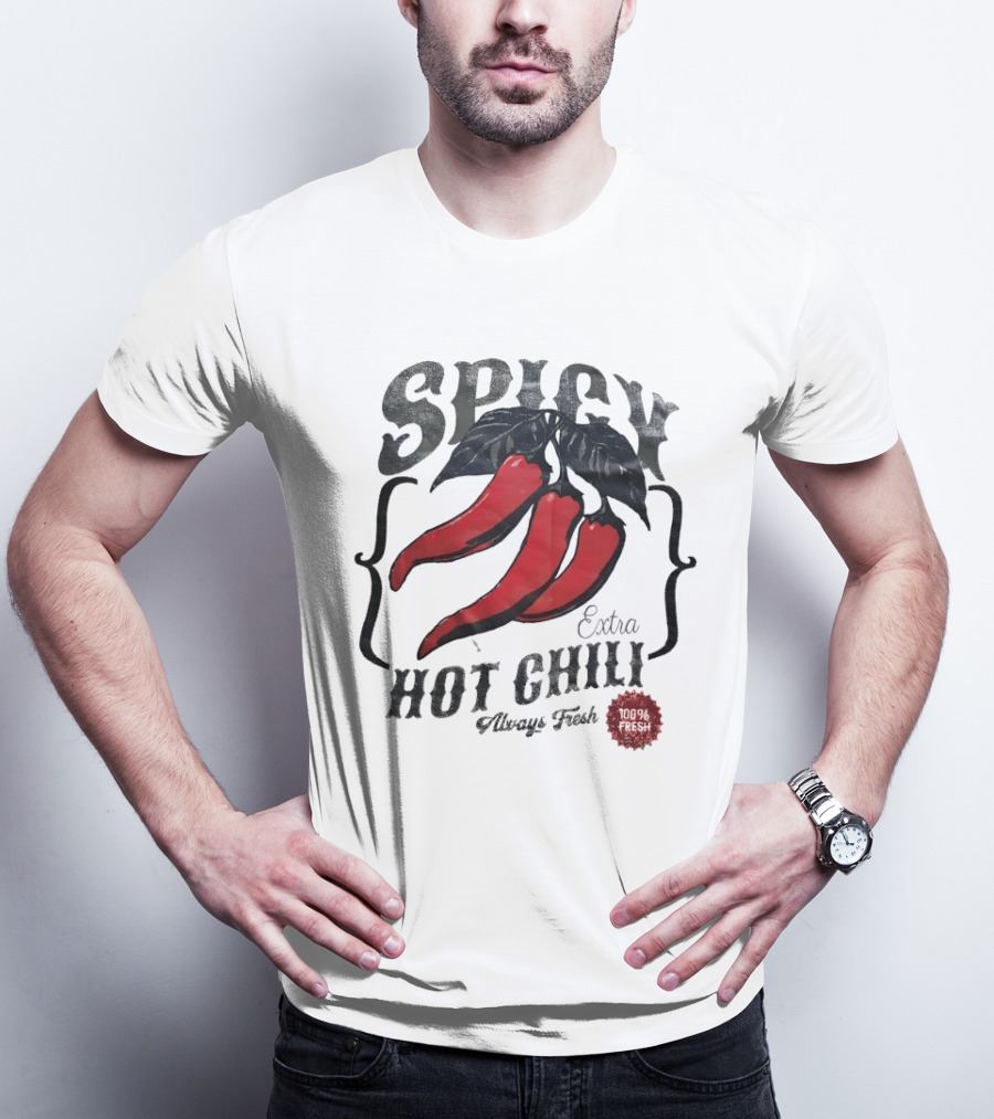 Spicy Extra Hot Chili Always Fresh Red Peppers T-Shirt