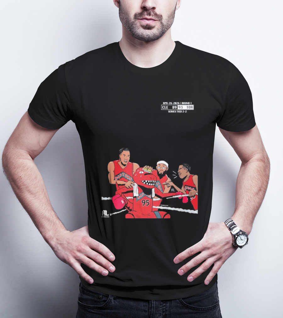A Sketch After Every Raptors Game This Season 2026 Toronto Basketball Team Celebrates Victory In Classic Red Jerseys T-Shirt