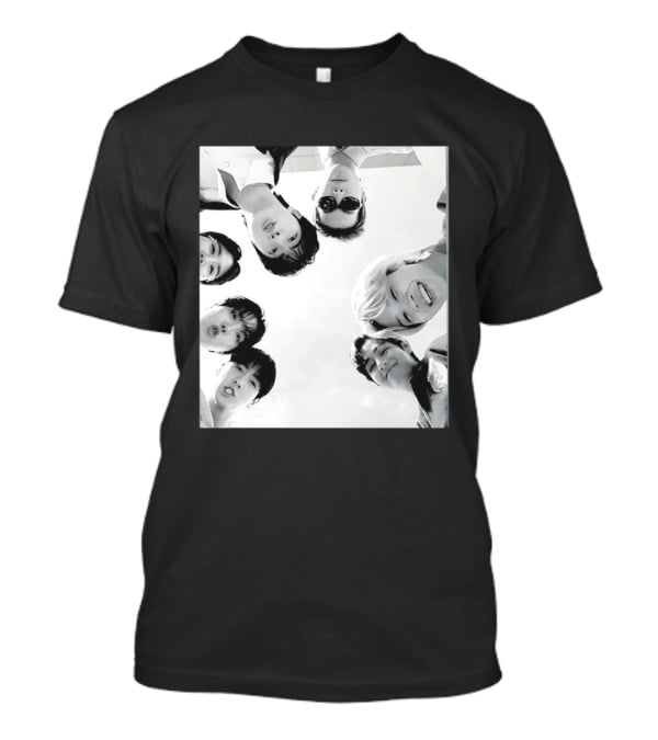 BTS Arirang World Tour Kpop 2026 Group Photo Black And White Aesthetic T-Shirt