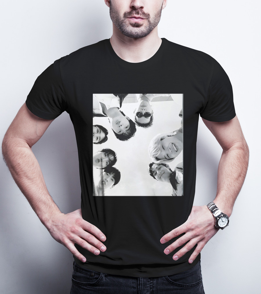BTS Arirang World Tour Kpop 2026 Group Photo Black And White Aesthetic T-Shirt