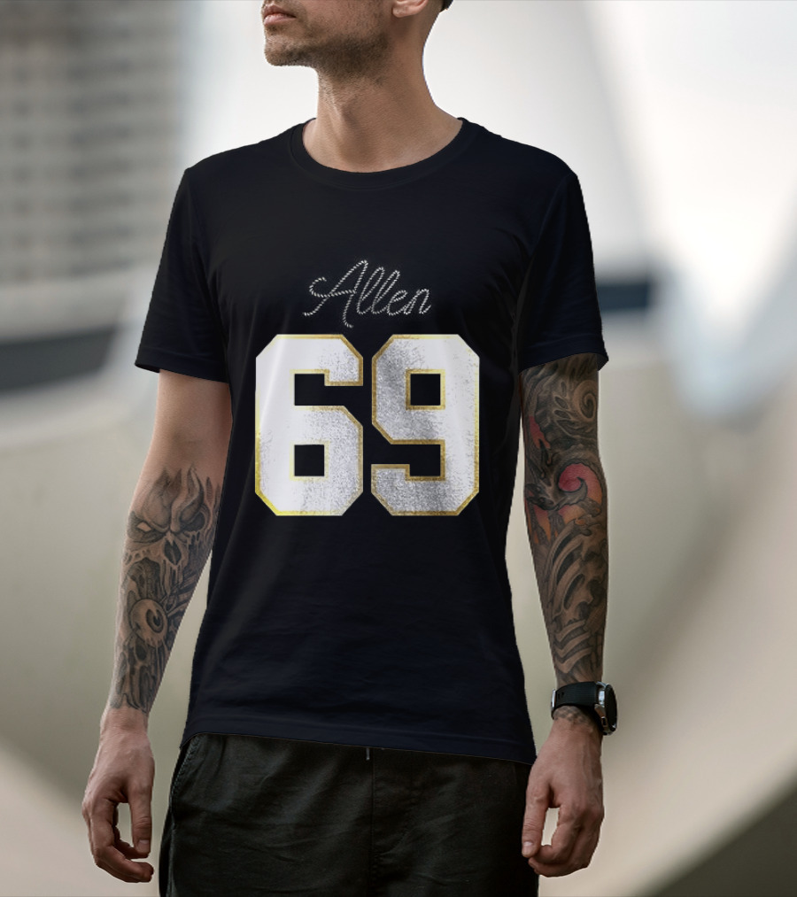 Minnesota Vikings Jared Allen 69 Class Of Legends T-Shirt