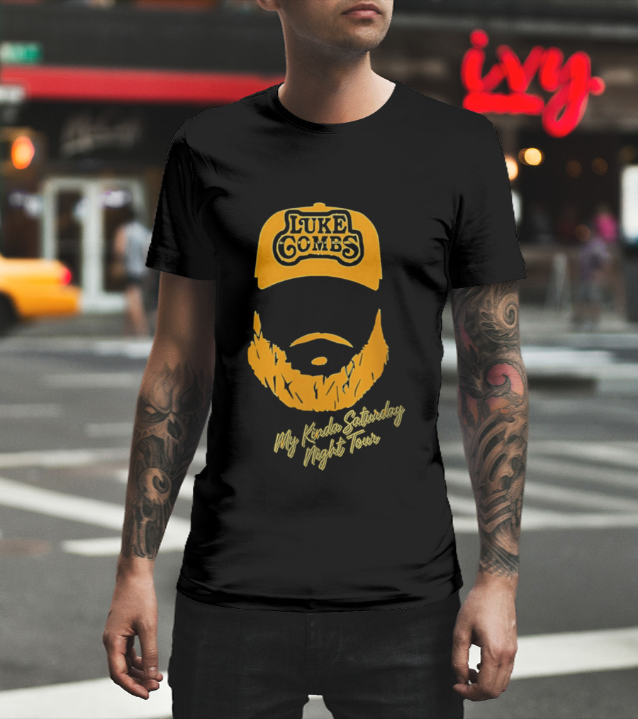 Green Bay Packers Luke Combs My Kinda Saturday Night Tour T-Shirt