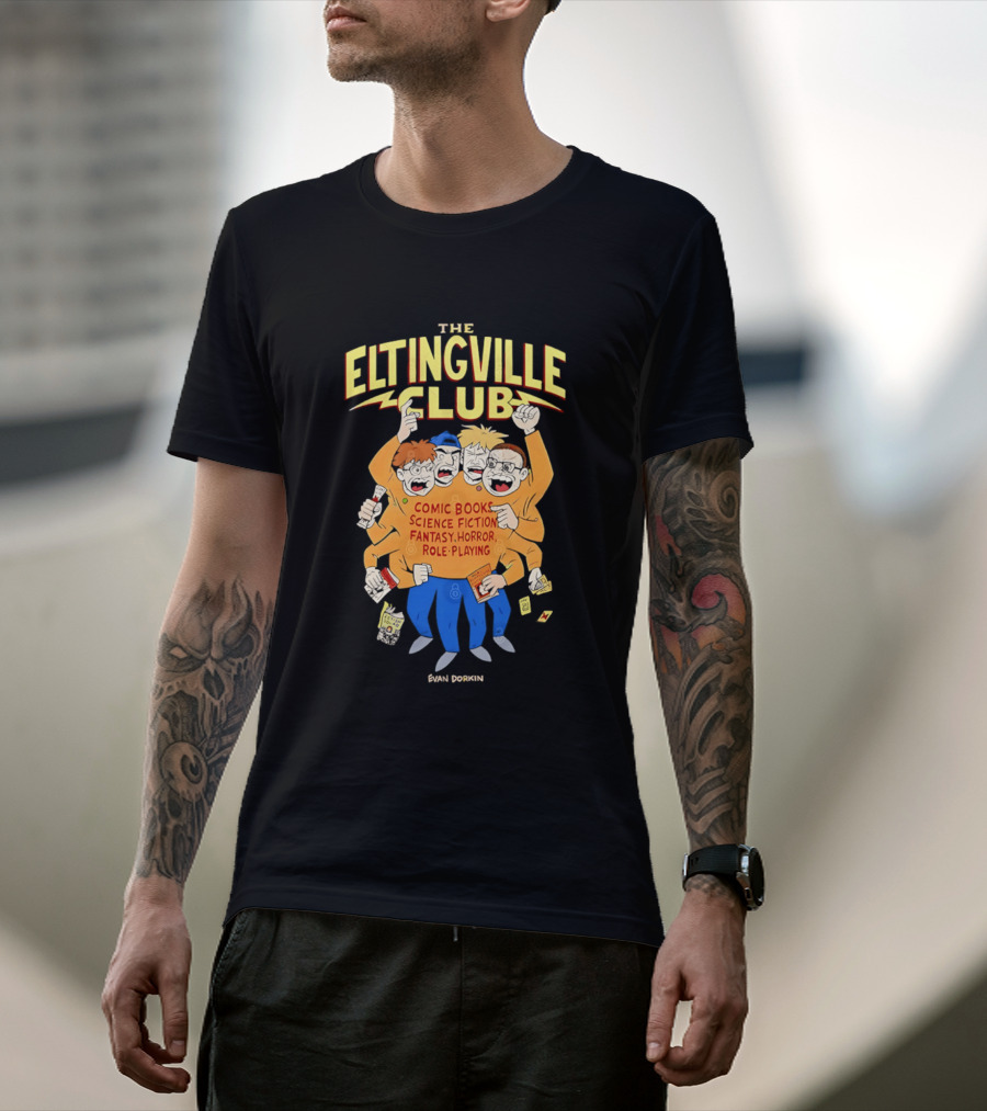 The Eltingville Club Comic Books Science Fiction Fantasy Horror Role Playing Evan Dorkin T-Shirt