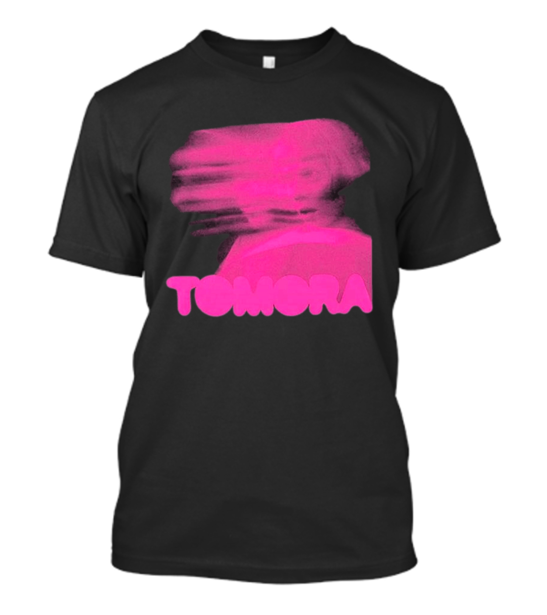 TOMORA Pink Blurred Portrait Friendly Companion T-Shirt