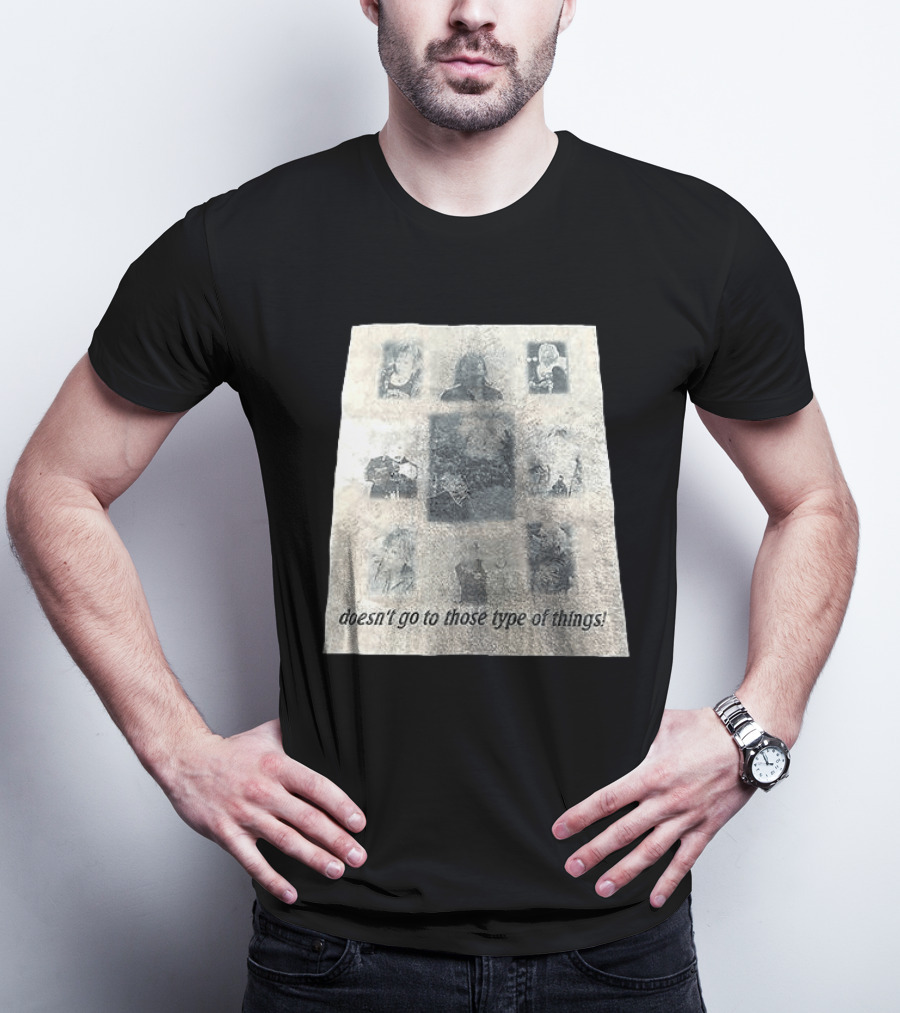 Dir En Grey Kyo Collage Doesn't Go To Those Type Of Things T-Shirt