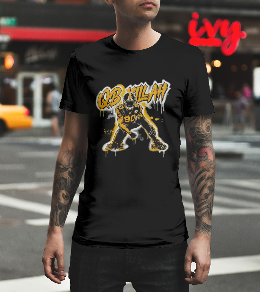 QB Killah T. J. Watt Pittsburgh Steelers Football 2026 Graffiti T-Shirt