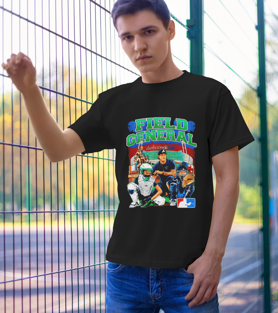 Field General Charles Schwab Field Baseball Player 0002 T-Shirt