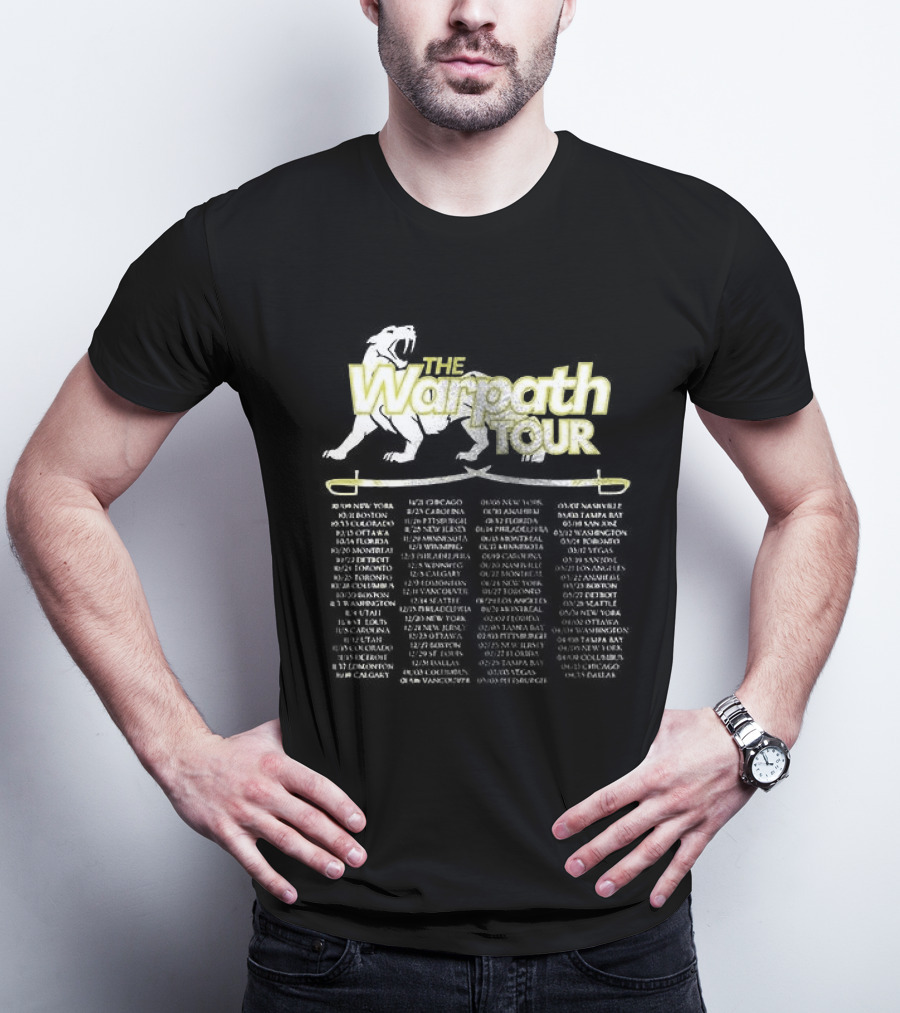 Warpath Tour Dates Schedule And Locations T-Shirt