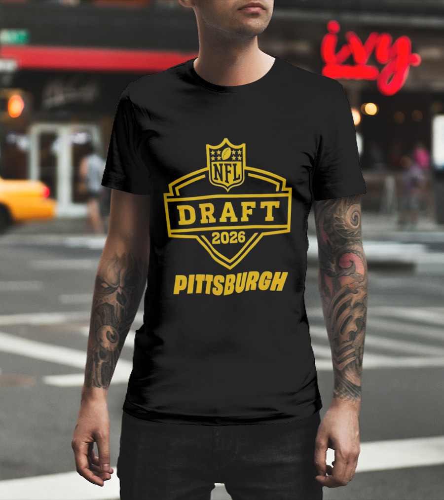 Pittsburgh NFL Draft 2026 Football Steelers T-Shirt
