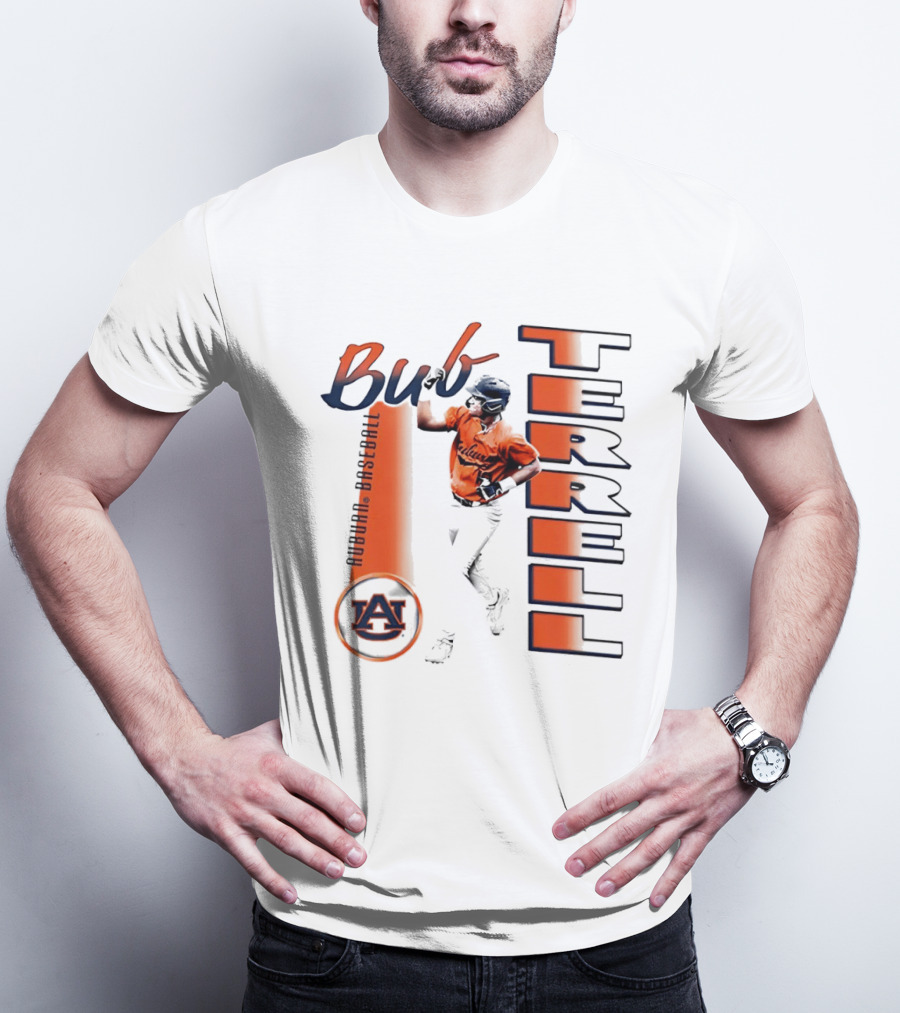 Bub Terrell Auburn Baseball Player Auburn Tigers T-Shirt