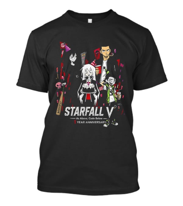STARFALL V As Above Code Below 1 Year Anniversary Celebration T-Shirt