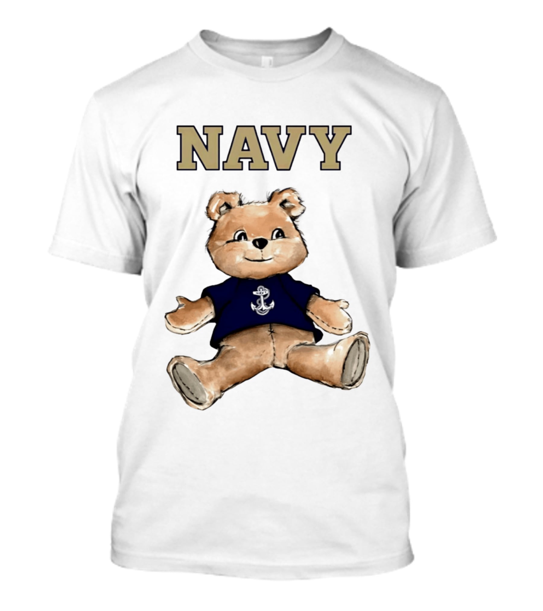 Navy Midshipmen Teddy Bear Anchor T-Shirt