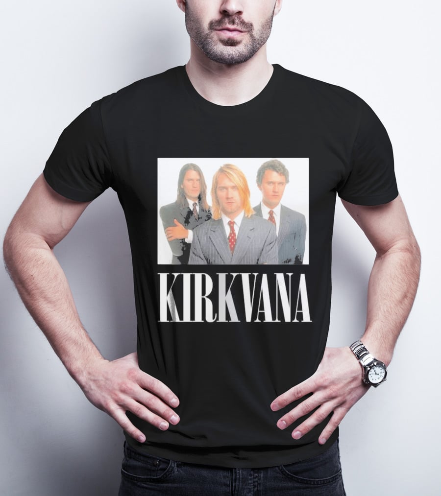 Kirkvana Grunge Band Members In Suits T-Shirt