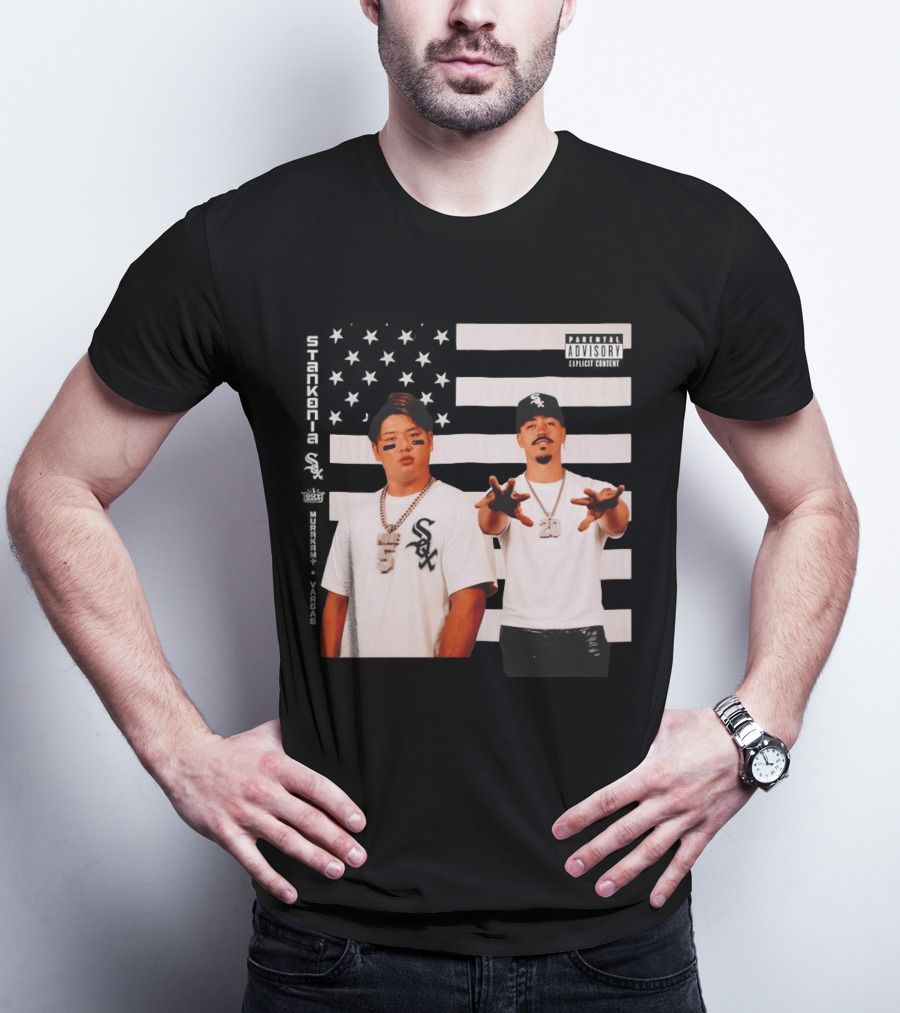 Murakami Munetaka Miguel Vargas Chicago White Sox Baseball American Flag Advisory 5 20 T-Shirt