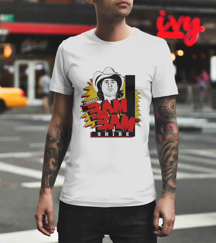 Thomas Shire 3AM 3AM Cowboy Hat Portrait Burst T-Shirt