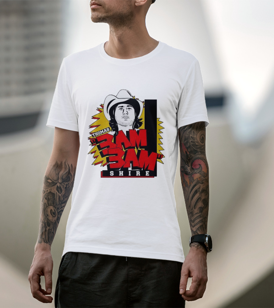 Thomas Shire 3AM 3AM Cowboy Hat Portrait Burst T-Shirt