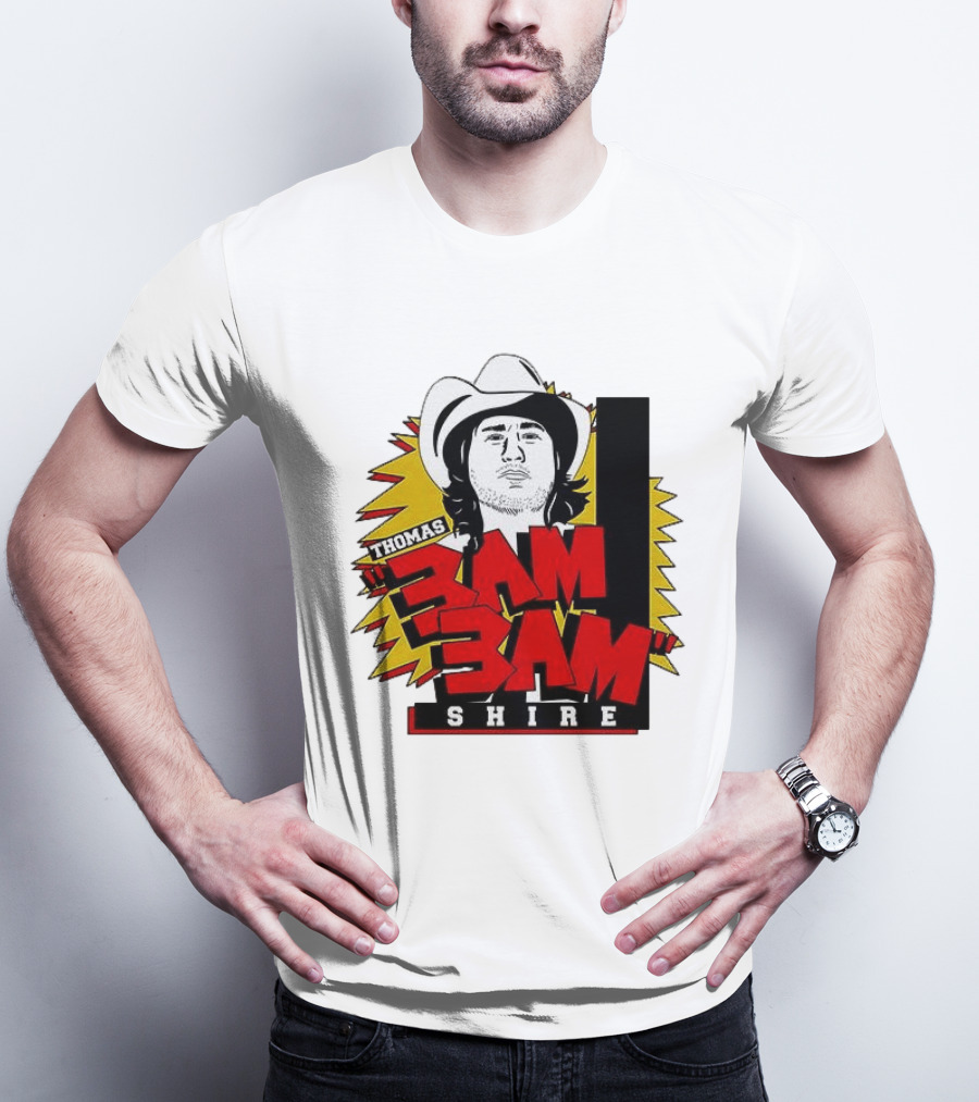 Thomas Shire 3AM 3AM Cowboy Hat Portrait Burst T-Shirt