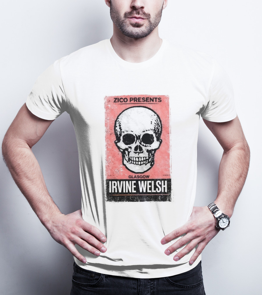 Zico Presents Irvine Welsh Glasgow Skull Red T-Shirt