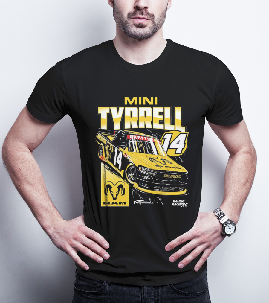 Mini Tyrell Kaulig Racing Ram NASCAR Craftsman 14 Car T-Shirt