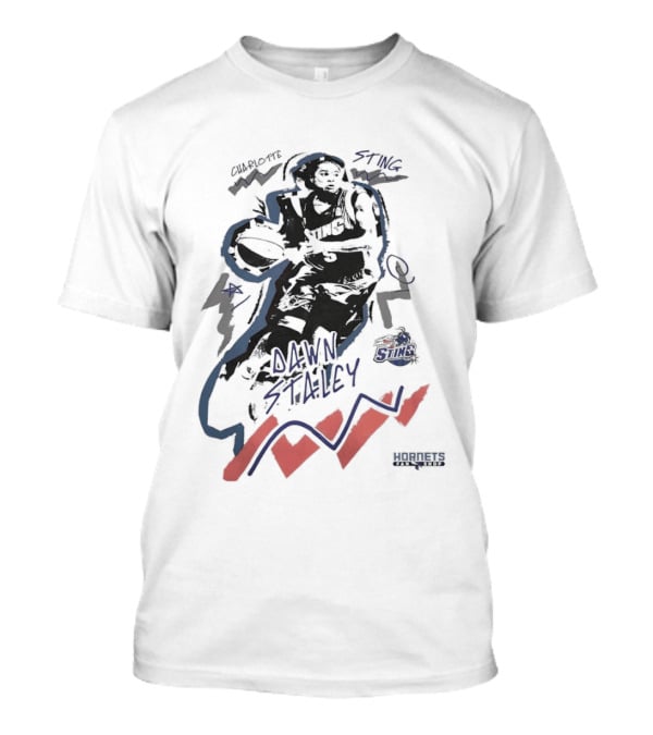 Dawn Staley Charlotte Hornets Basketball Player T-Shirt