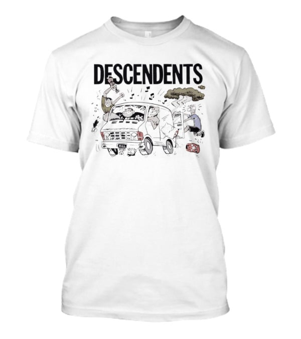 Descendents Punk Rock Van Humor Graphic Adventure T-Shirt