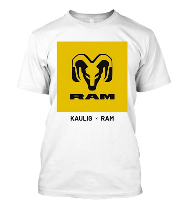 KAULIG X RAM Bold Yellow Icon Collaboration T-Shirt