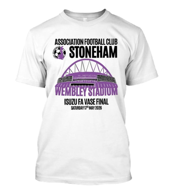 Association Football Club Stoneham Wembley Stadium Isuzu FA Vase Final 20th May 2024 T-Shirt