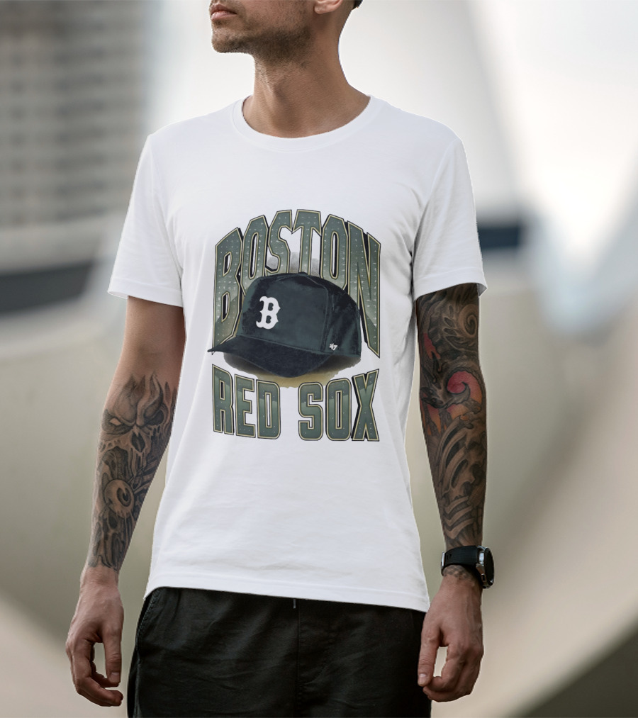 Boston Red Sox B Hat 47 Brand City Connect Dune Tubular T-Shirt
