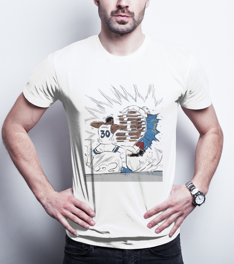 Randle Timberwolves Vs Jokic Nuggets Comic Style Slam Dunk Action T-Shirt