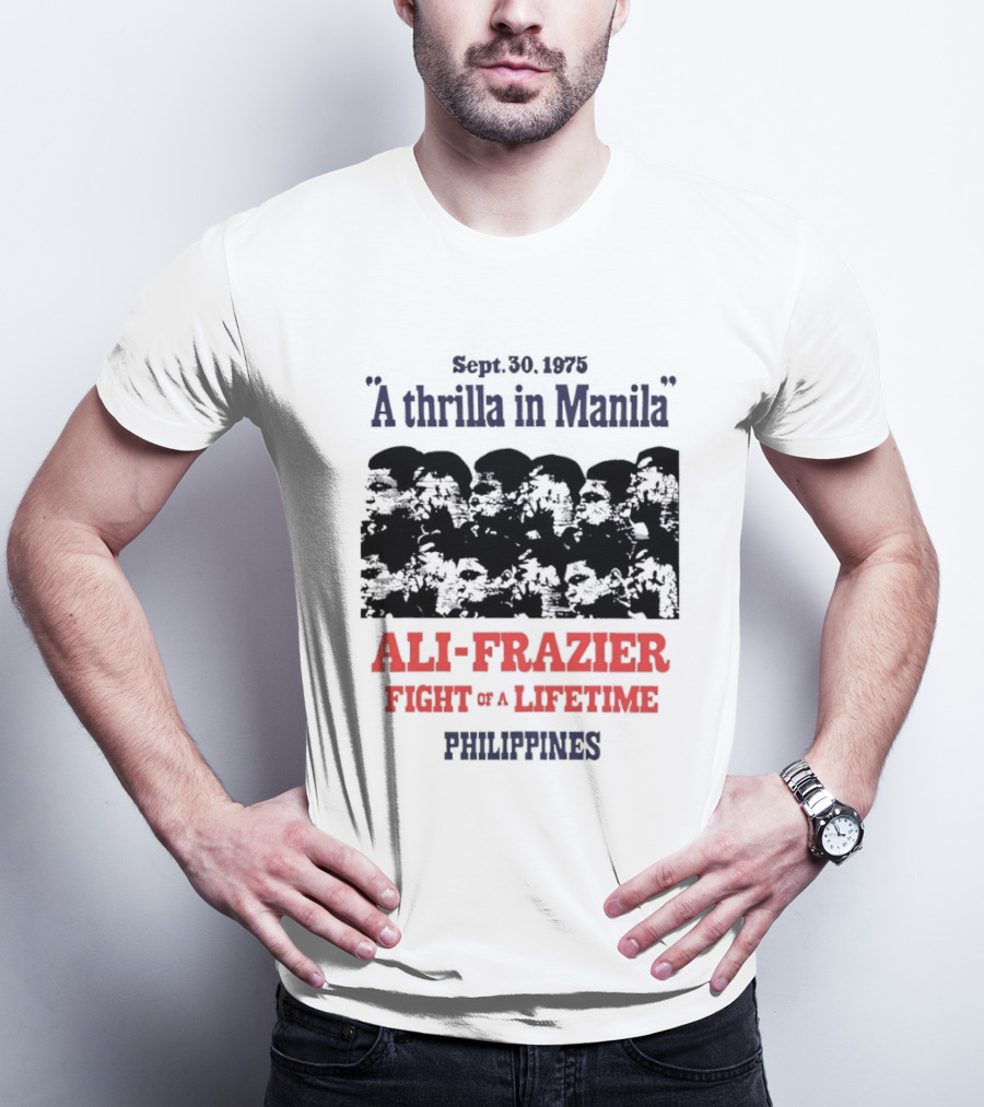 Rumble In The Jungle Ali Frazier Fight Of A Lifetime Philippines T-Shirt