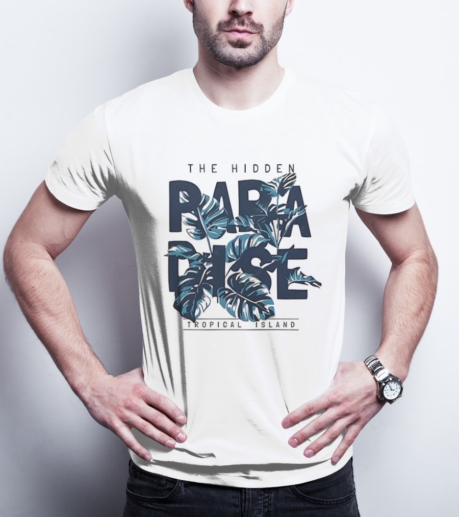 The Hidden Paradise Tropical Island Experience With Lush Foliage T-Shirt