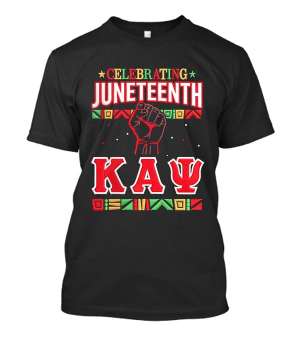 Celebrating Juneteenth Kay Fist Symbol African T-Shirt