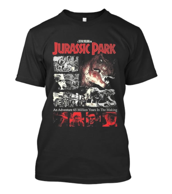 Jurassic Park Adventure 65 Million Years In The Making 1993 T-Shirt