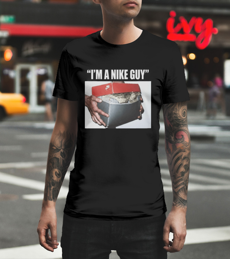 LeBron James Nike Air Cash Sneaker Box T-Shirt