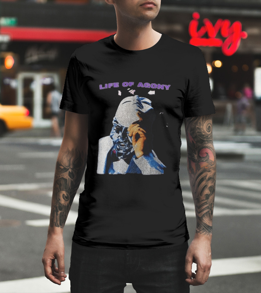 Life Of Agony Ugly Masked Face T-Shirt