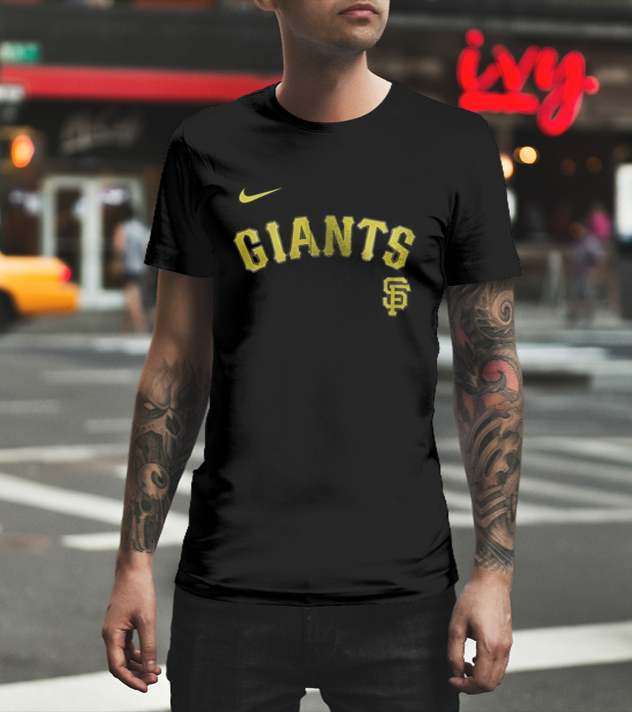 San Francisco Giants Nike Pokémon Collaboration Gotta Catch 'Em All A Journey Begins T-Shirt