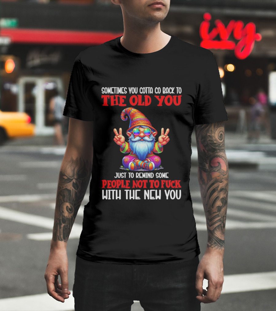 Sometimes You Gotta Go Back To The Old You Just To Remind Some People Not To Fuck With The New You T-Shirt