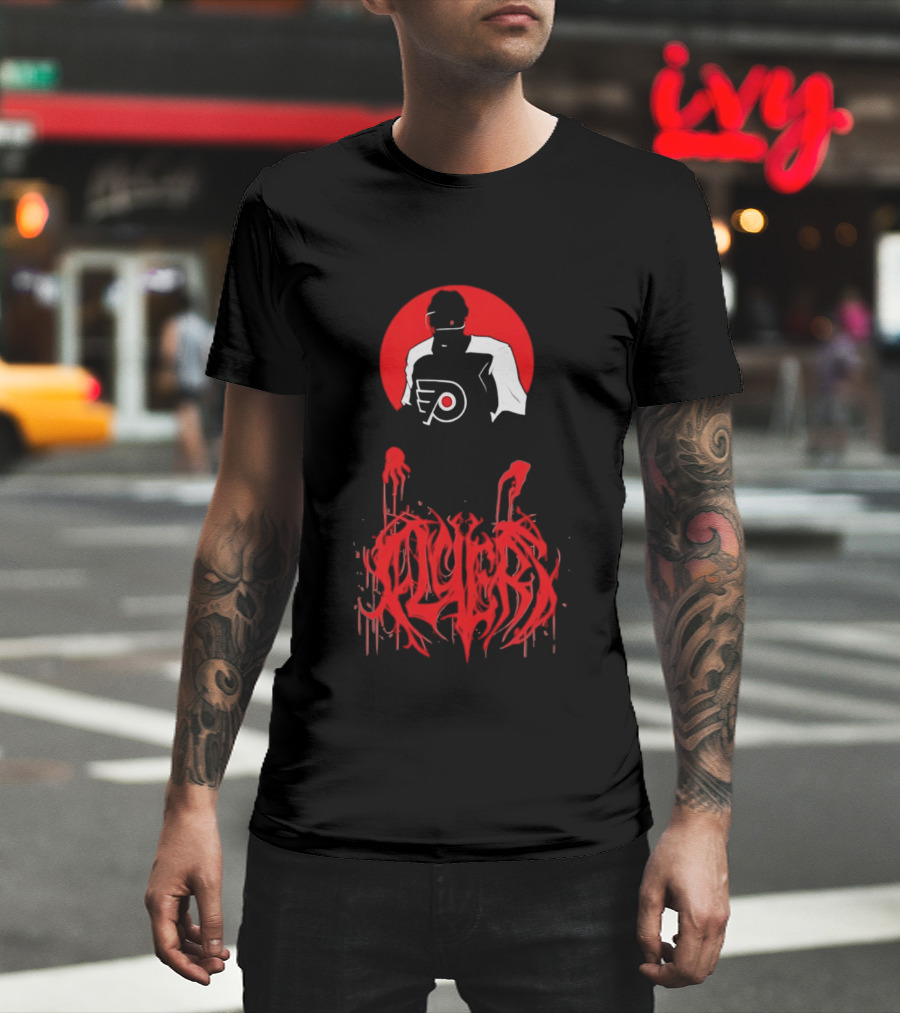 Philadelphia Flyers Legacy Of Blood Iconic Hockey T-Shirt