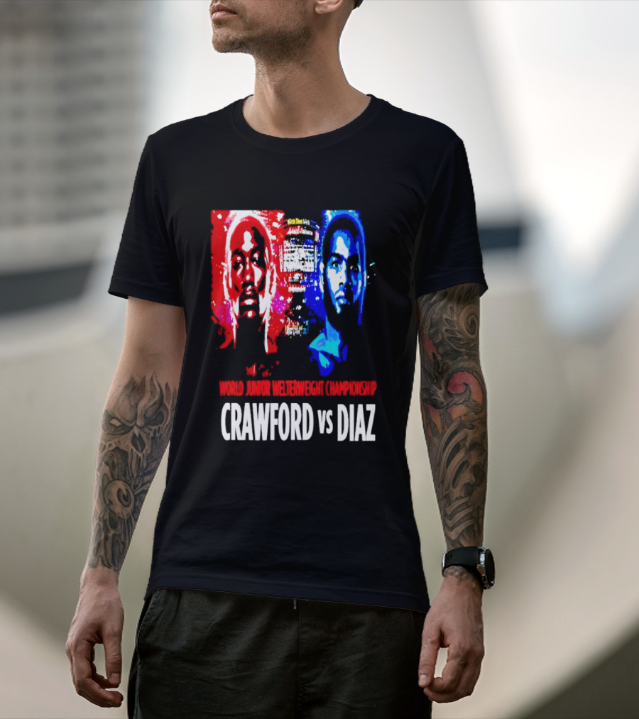 Crawford Vs Diaz World Junior Welterweight Championship Boxing T-Shirt