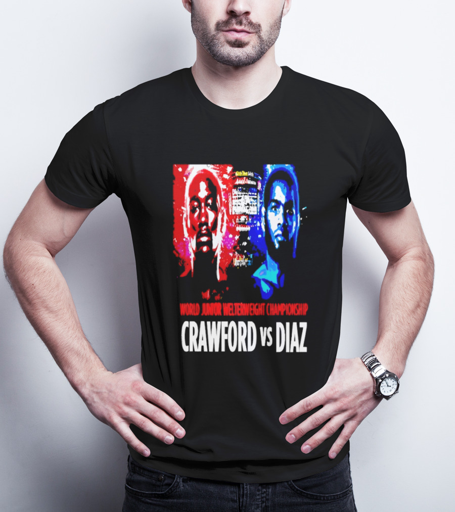 Crawford Vs Diaz World Junior Welterweight Championship Boxing T-Shirt