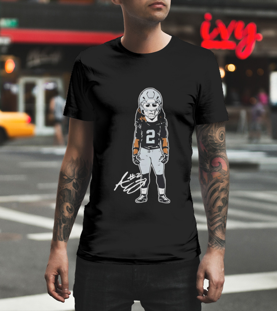 Boogeyman Ashton Jeanty Las Vegas Football Number 2 T-Shirt