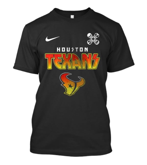 Houston Texans Rock And Roll All Nite Abbey Road Nike NFL Football Merchandising T-Shirt