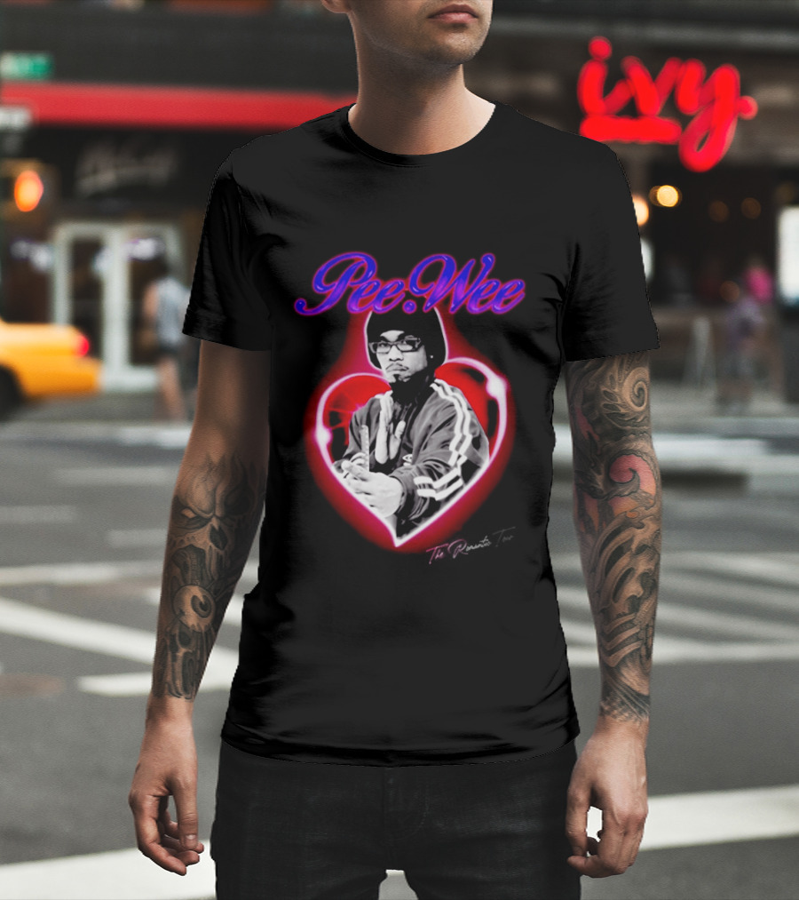 Pee Wee Heart Tour 2026 Anderson Paak Live Performance T-Shirt